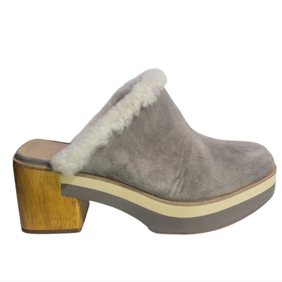 Bernardo | Shoes | Bernardo Womens Sky Clogs Suede Cozy Faux Fur Lined ...